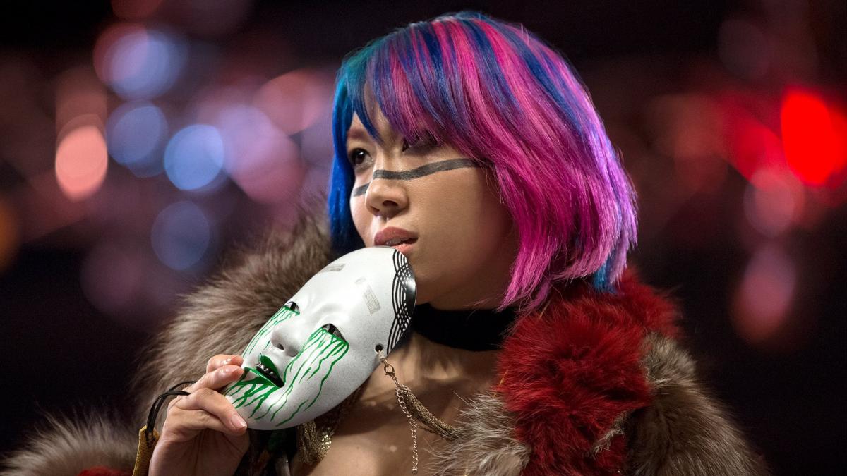 Asuka provides an update after Monday's live event