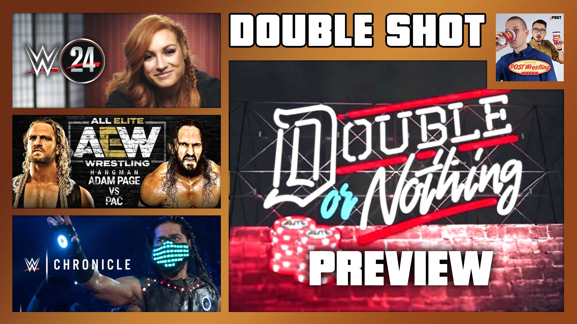 DOUBLE SHOT: Double or Nothing Preview, WWE 24 Becky Lynch, Ali