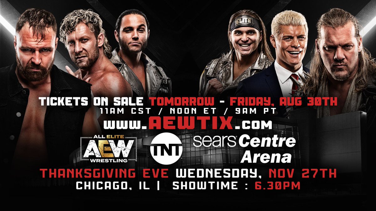 AEW announces a return to the Sears Center in November