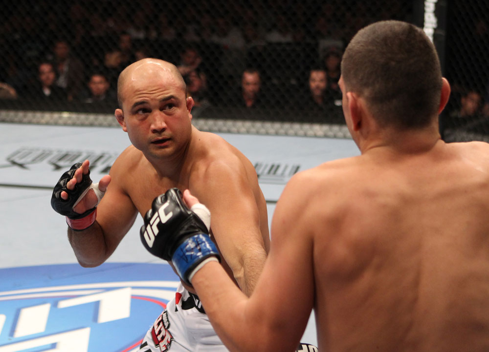 Dana White states BJ Penn has been released by the UFC