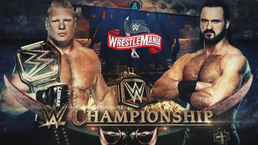 WWE Championship match official for WrestleMania in Tampa