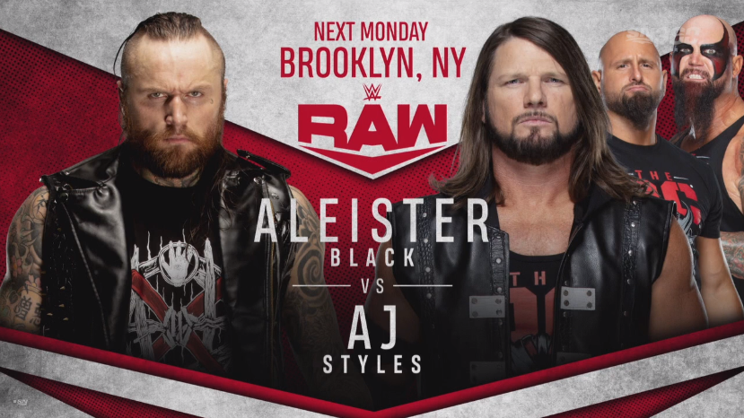 Two matches advertised for next week's Raw in Brooklyn