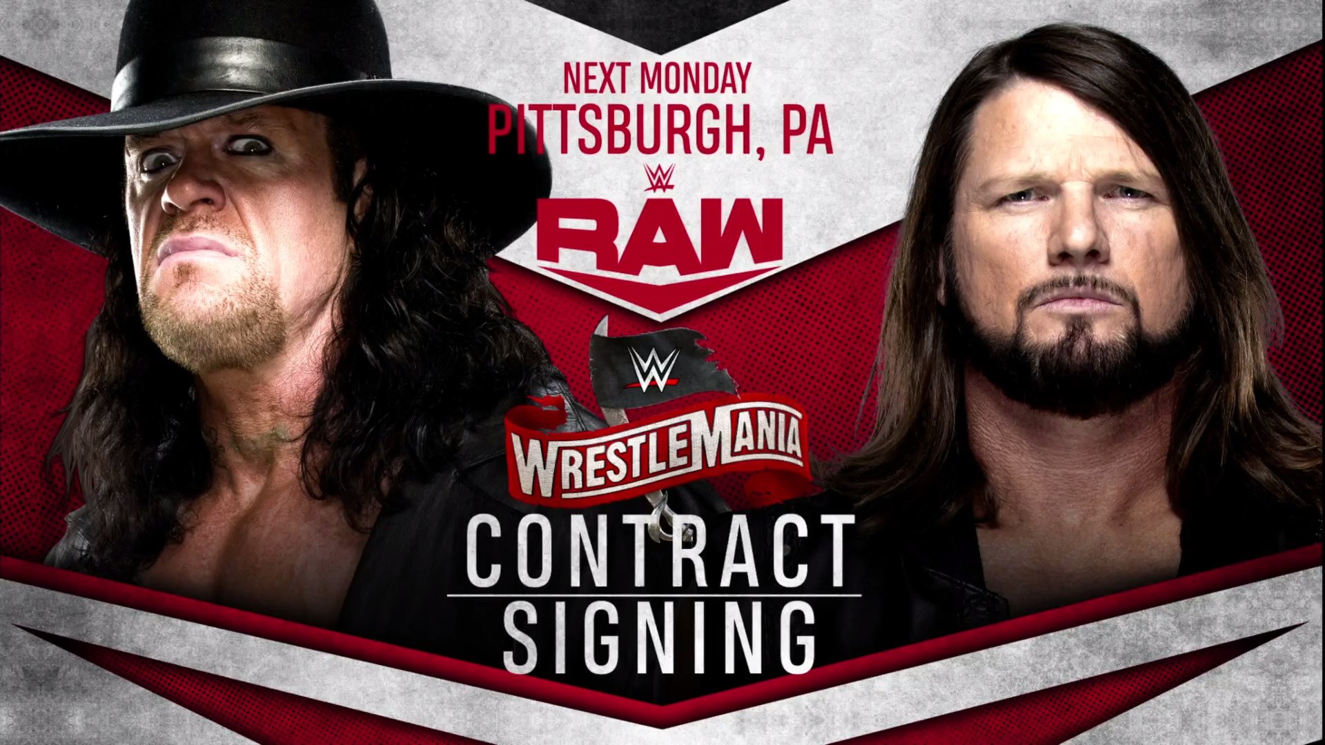 WrestleMania contract signing advertised for Raw next week