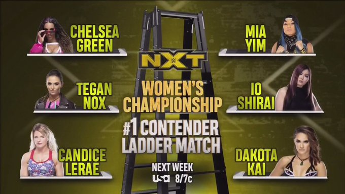WWE NXT notes: Field set for next week's #1 contender Ladder match ...