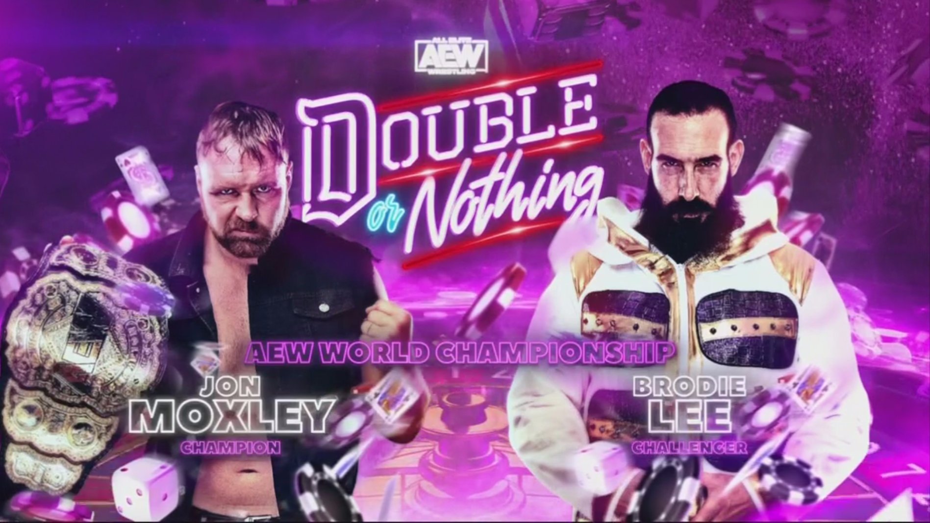 Jon Moxley vs. Brodie Lee among matches added to Double or Nothing