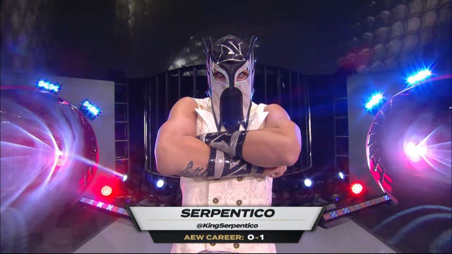 Serpentico reveals that he is signed to AEW