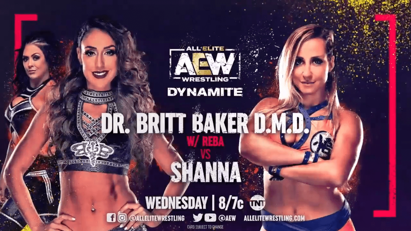 Britt Baker vs. Shanna, Jericho & MJF teaming on 1/27 AEW Dynamite