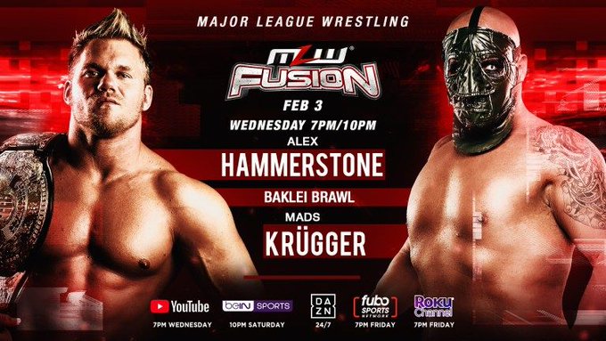 MLW FUSION REPORT: Alex Hammerstone vs. Mads Krugger - POST Wrestling ...