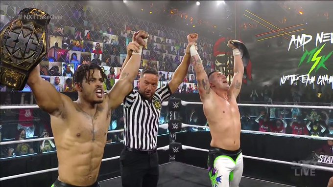 MSK capture NXT Tag Team Titles at TakeOver: Stand & Deliver
