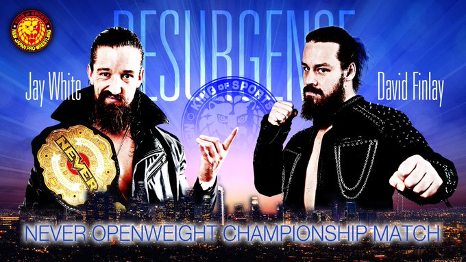 Jay White vs. David Finlay announced for NJPW Resurgence