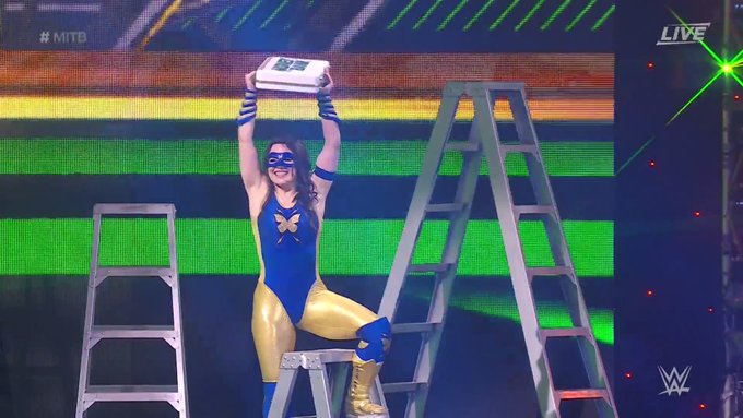 Nikki A.S.H. wins women's Money In The Bank Ladder match