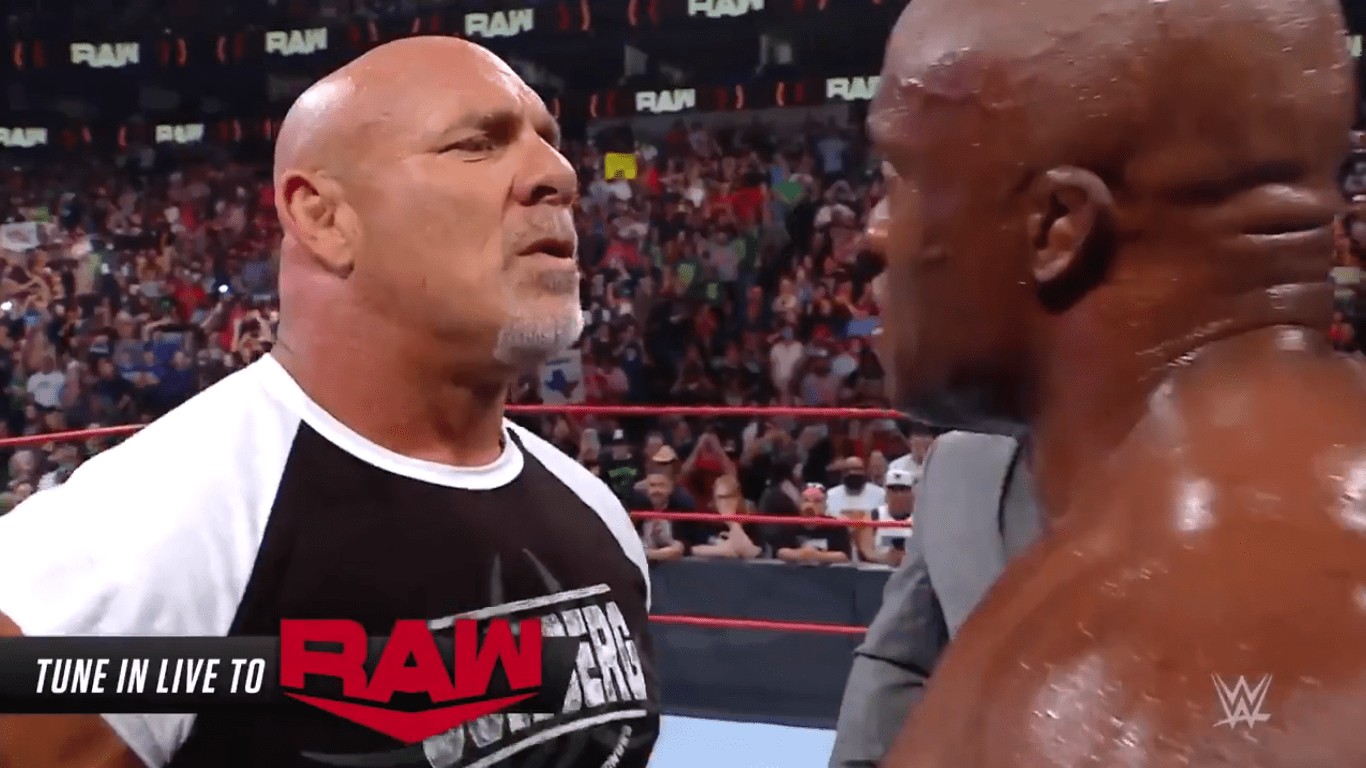 Goldberg appears on WWE Raw