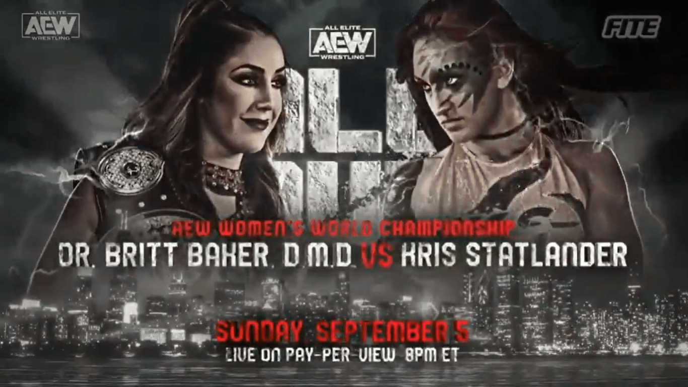 Kris Statlander challenging Britt Baker for AEW Women's Title at All Out