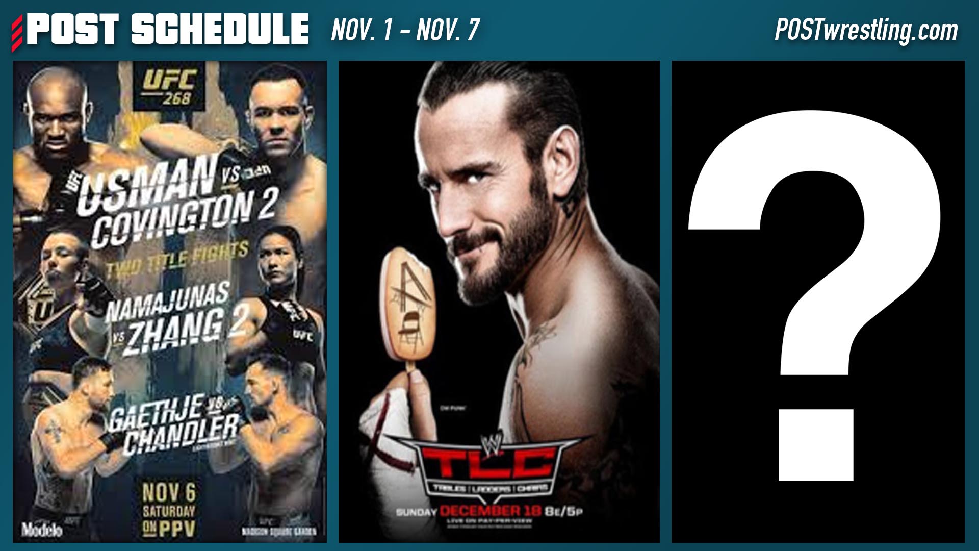 POST SCHEDULE: Daily News Show, New Show Coming, WWE TLC '11