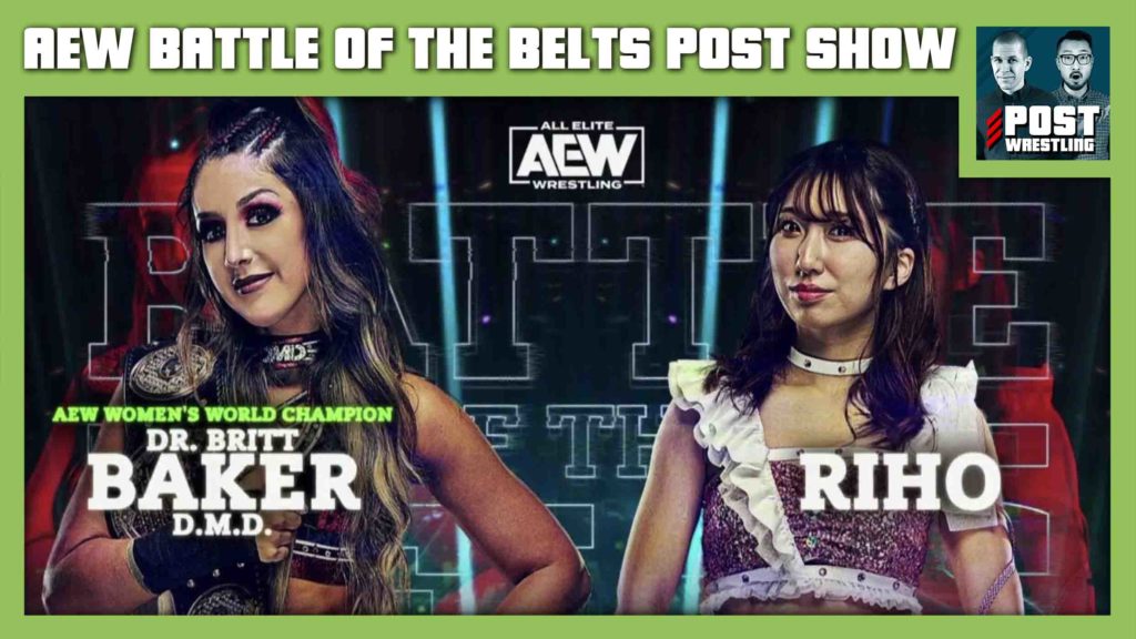 AEW Battle of the Belts Report: New Interim champion, Dr. Britt Baker ...