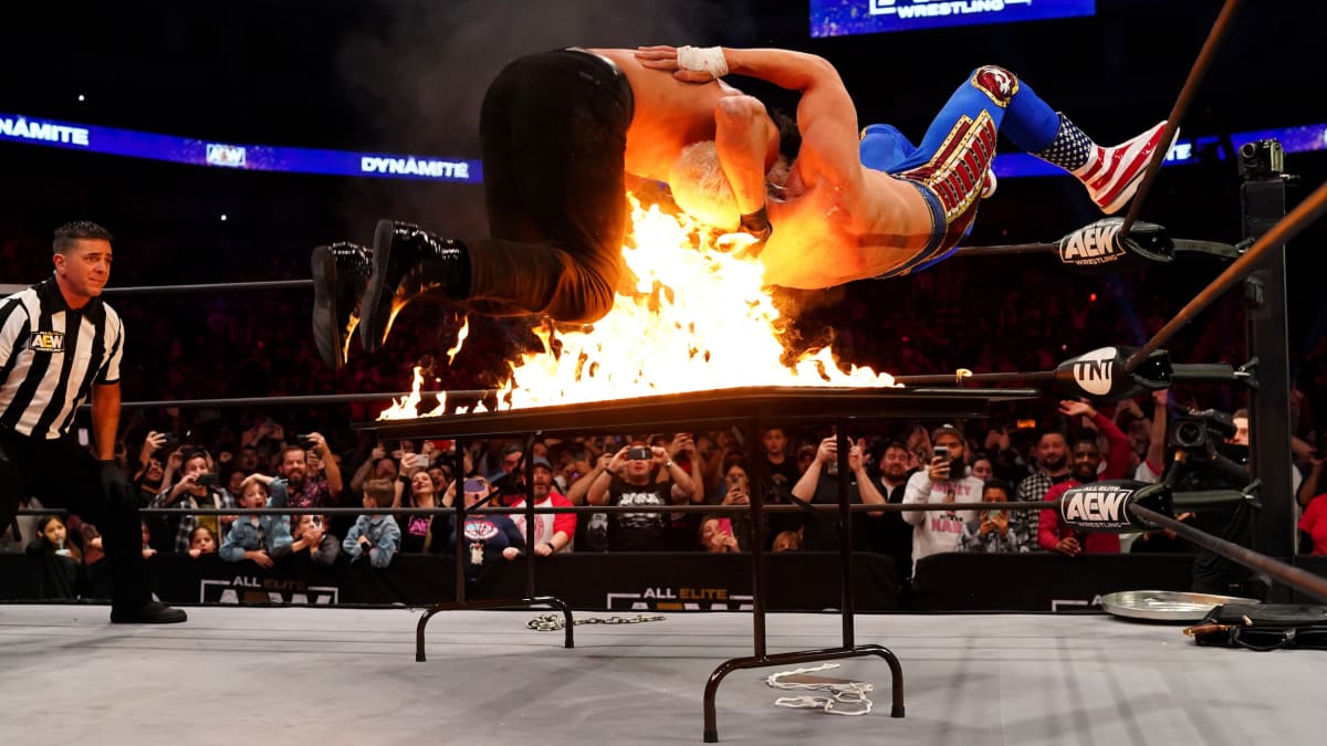 Cody Rhodes reflects on flaming table spot on AEW Dynamite
