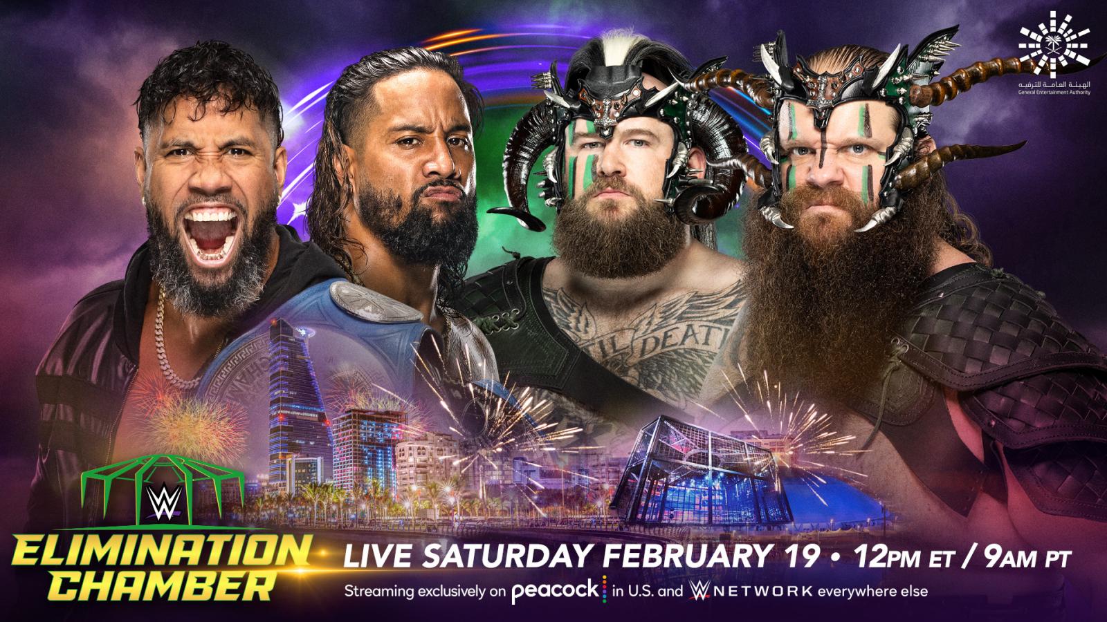 SmackDown Tag Title match made official for WWE Elimination Chamber