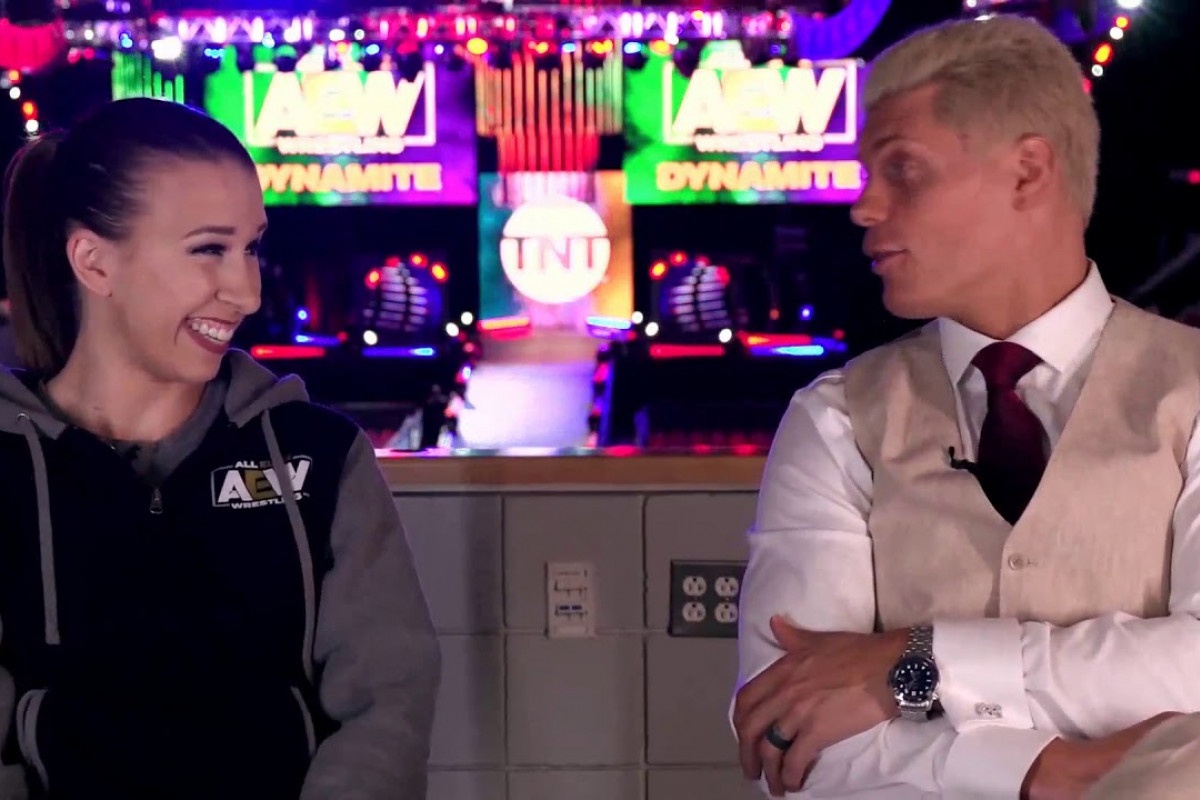 Cody Rhodes recalls AEW wrestler not wanting Aubrey Edwards to ref ...