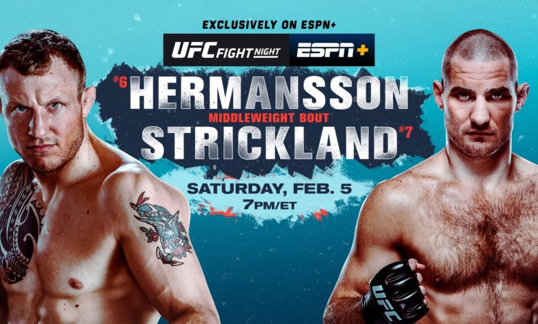 UFC Fight Night: Sean Strickland defeats Jack Hermansson by split decision