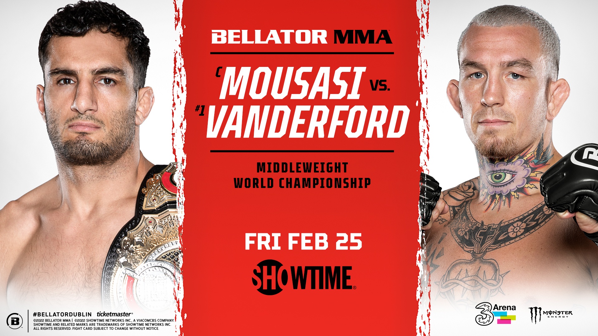 Bellator 275: Gegard Mousasi stops Austin Vanderford in the first round