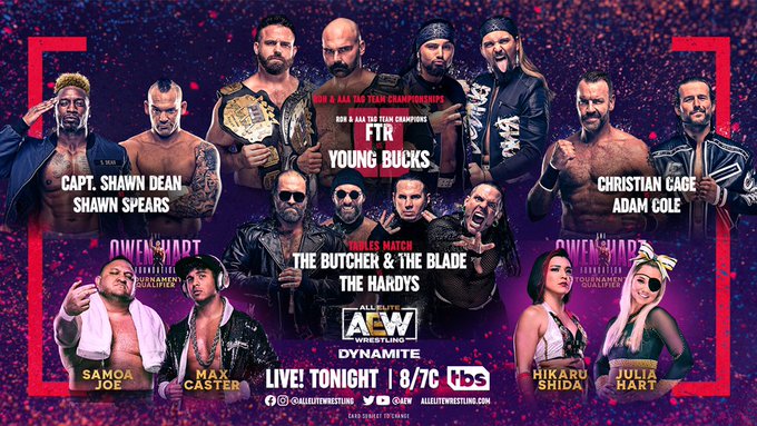 AEW Dynamite: FTR vs. Young Bucks II, Samoa Joe debuts, Tables Match