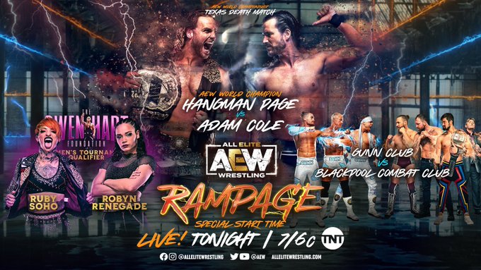AEW Rampage notes: Hangman Page retains, Ruby Riott qualifies