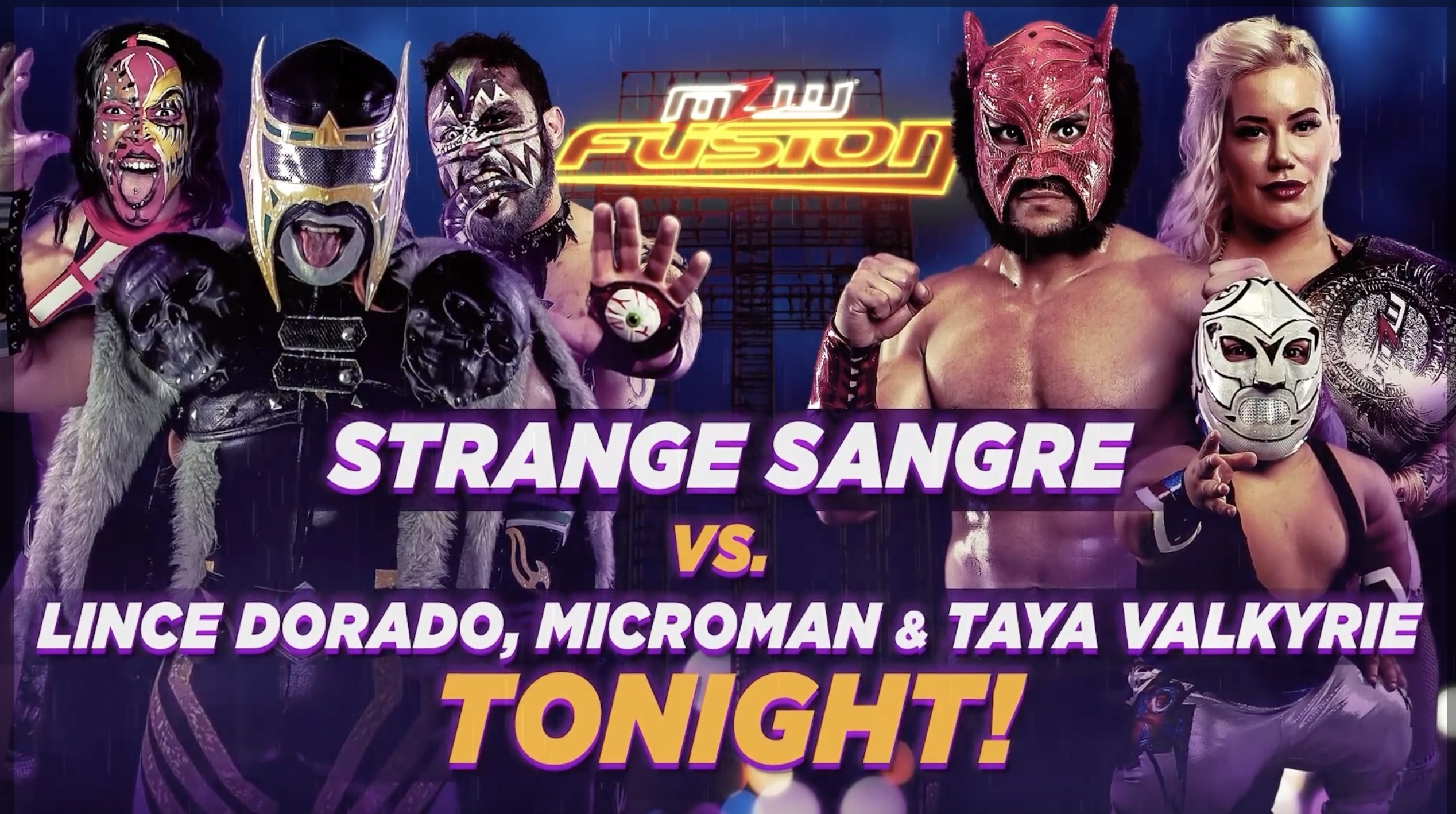 MLW Fusion: Strange Sangre vs. Lince Dorado, Taya Valkyrie & Microman
