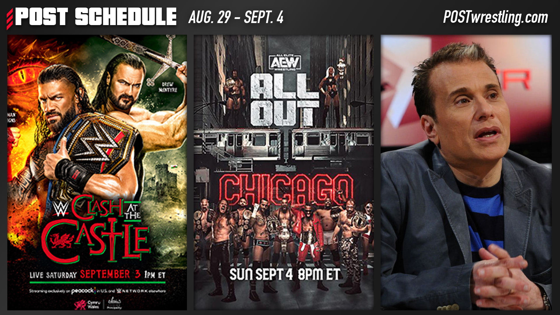 POST SCHEDULE: WWE & AEW POST Shows, Michael Landsberg, Return of the Ting