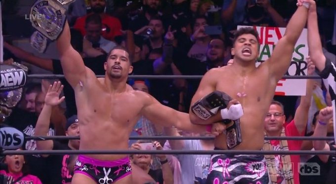 The Acclaimed defeat Swerve In Our Glory for AEW World Tag Team Championships