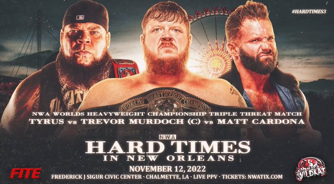 NWA Hard Times 3: Tyrus wins NWA Championship