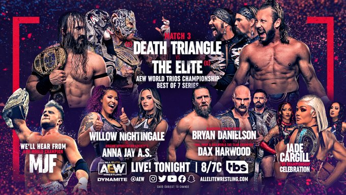 AEW Dynamite Report: The Elite win, MJF attacks Regal, Hangman & Ruby ...