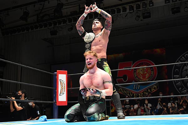 NJPW's Francesco Akira calls out The Young Bucks to come face him & TJP