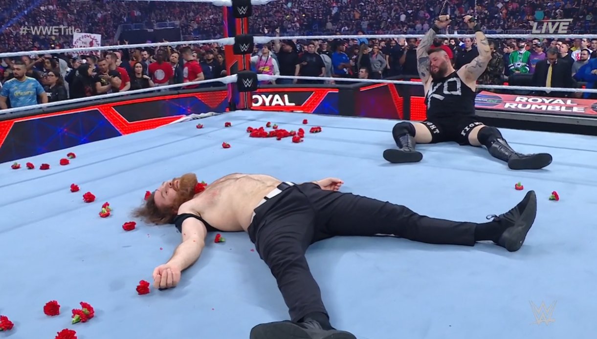 The Bloodline destroys Sami Zayn after he helps Kevin Owens