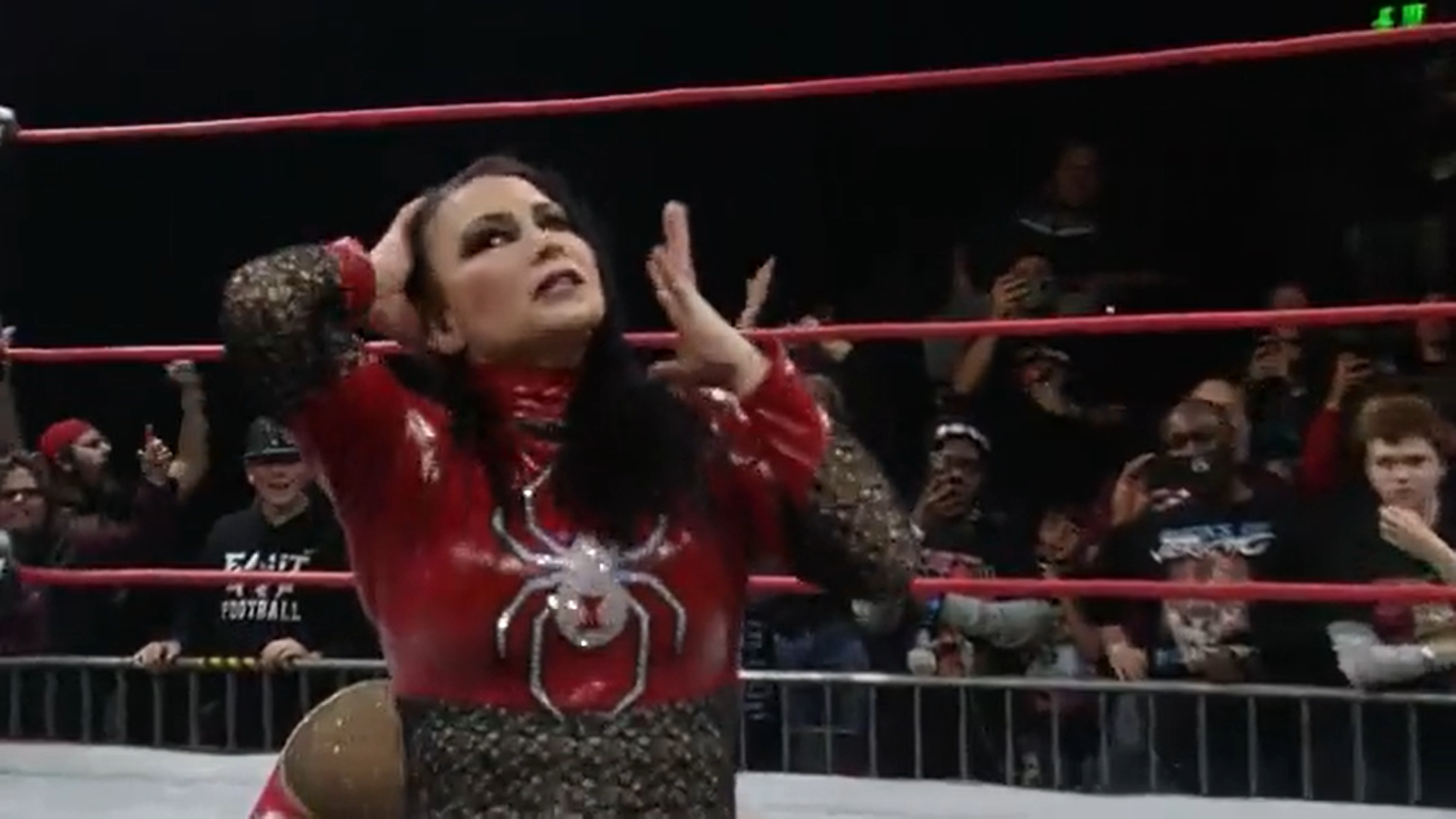 Lisa Marie Varon (Tara) hits Widow's Peak on Gisele Shaw on 1/26 IMPACT ...