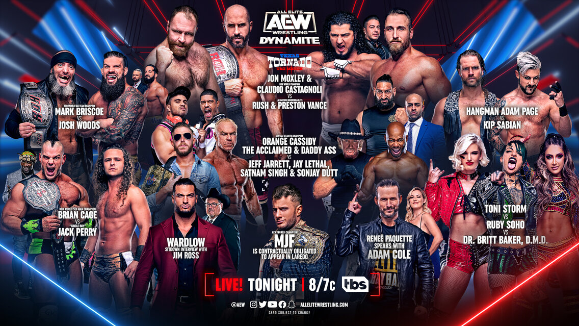 AEW Dynamite 2/15 Report: Texas Tornado Tag Match; Jeff Jarrett ...