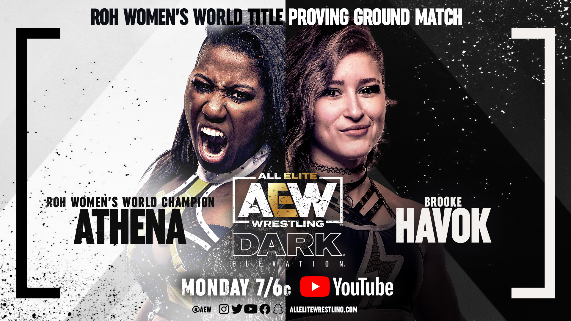 ROH Women’s Champion Athena in action on Monday’s AEW Dark: Elevation