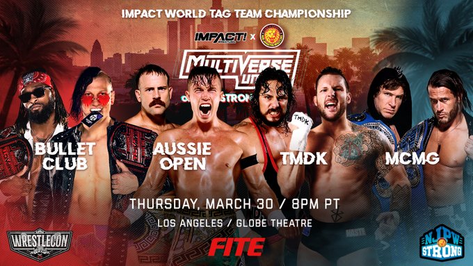 IMPACT Tag Team Championships to be defended at Multiverse United