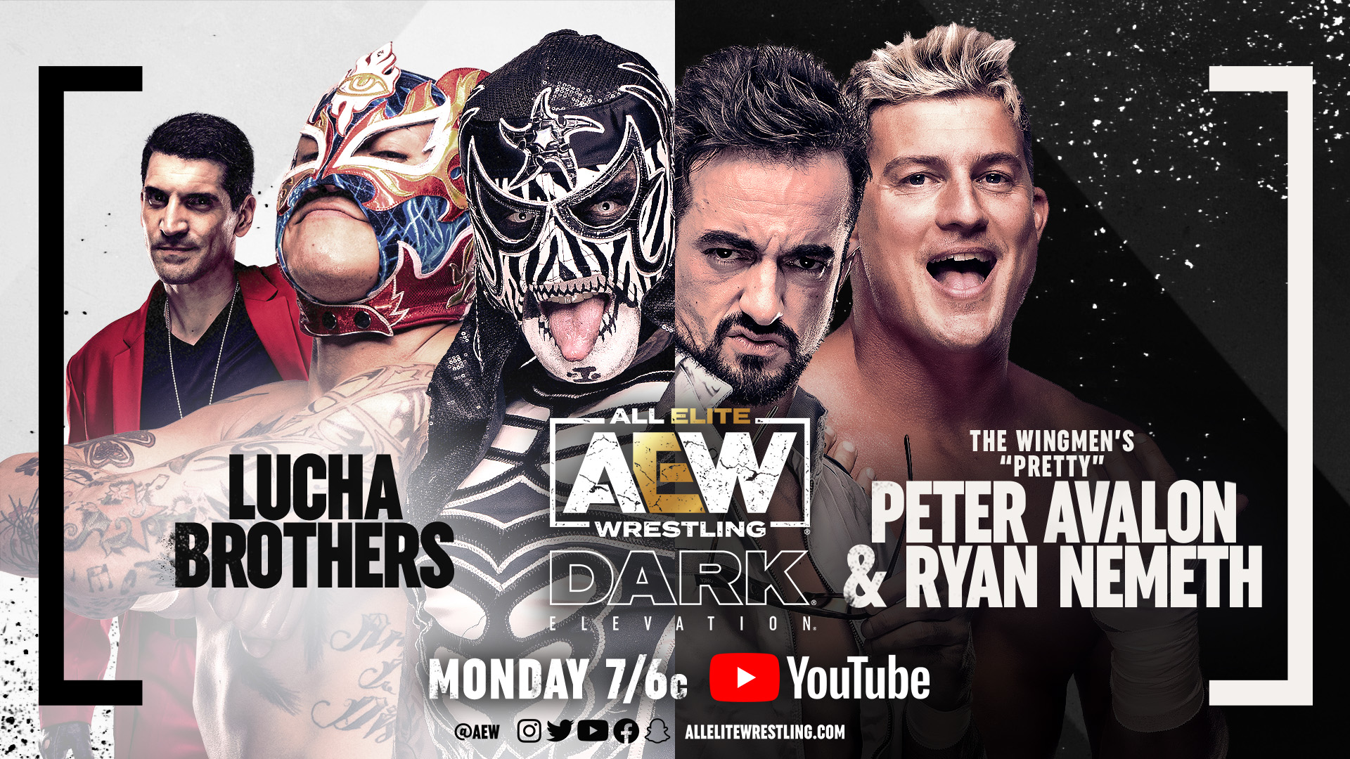 The Lucha Bros., Athena, Brian Cage in action on AEW Dark Elevation