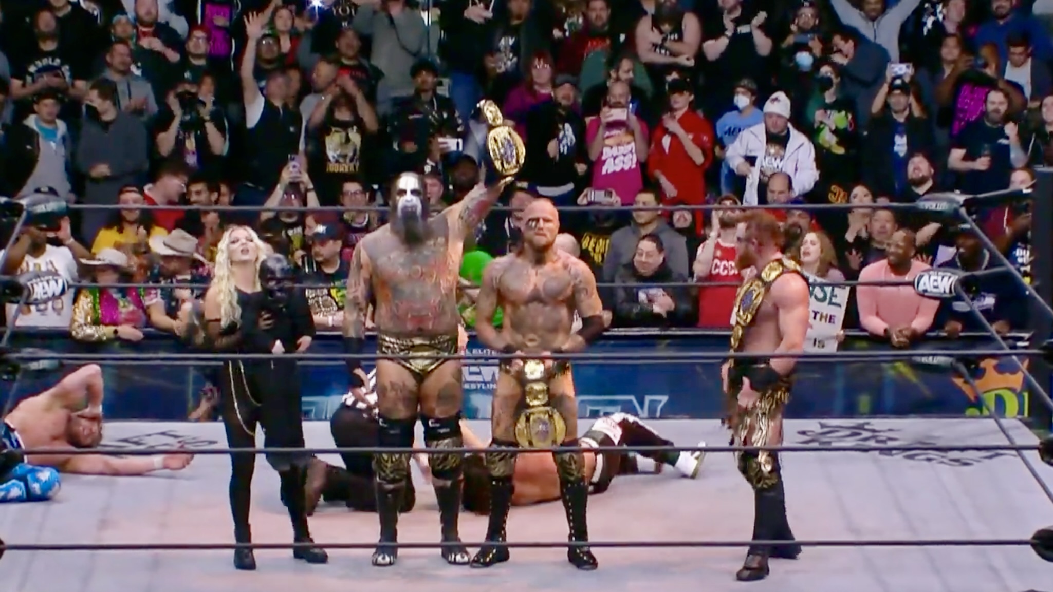 House of Black wins the AEW World Trios Titles at Revolution