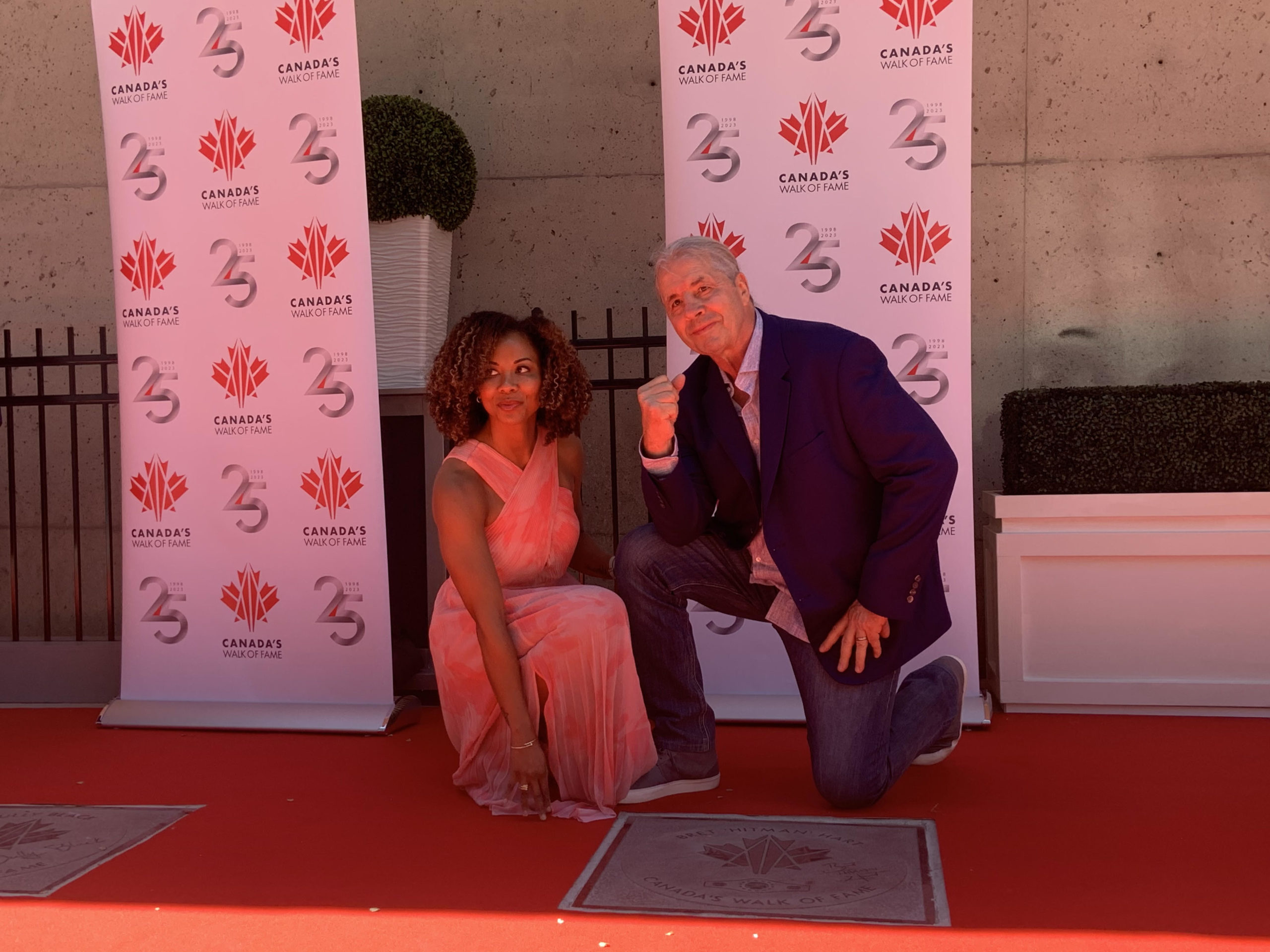 Bret Hart unveils plaque on Canada’s Walk of Fame