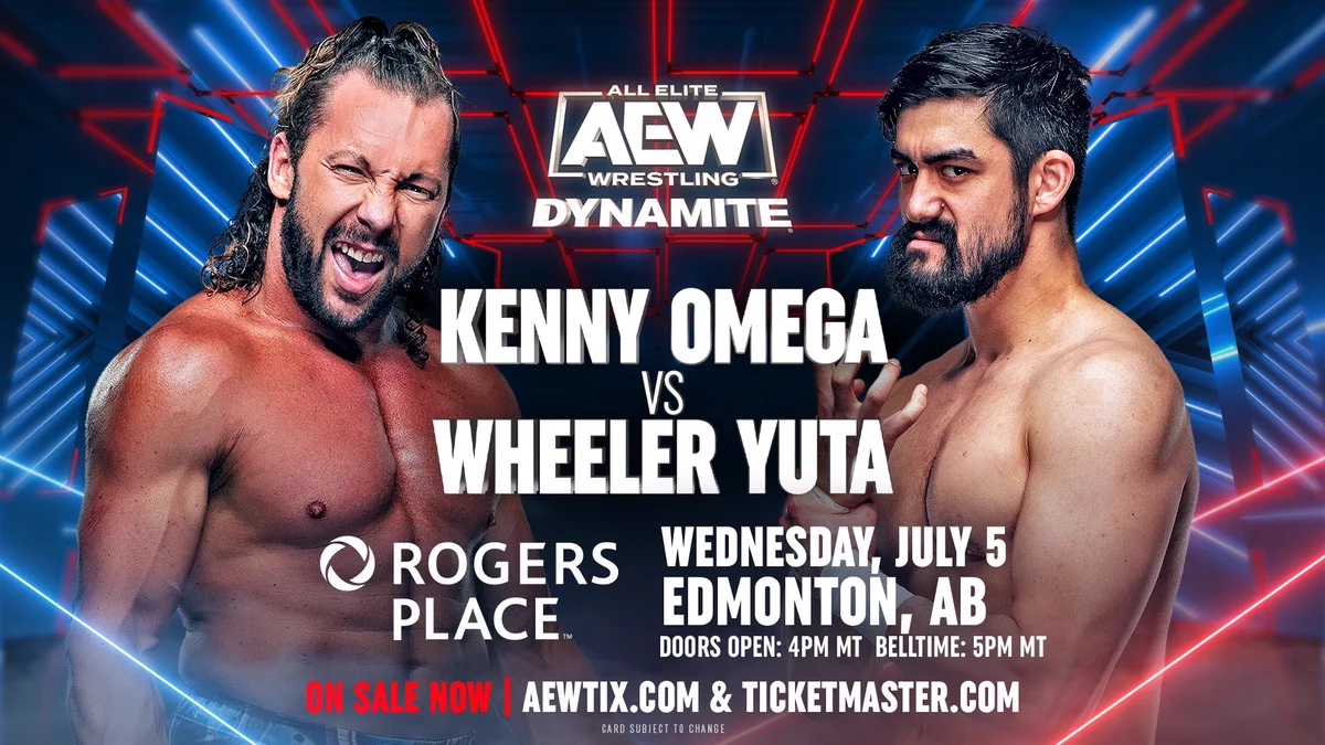 Kenny Omega vs. Wheeler Yuta set for AEW Dynamite on July 7th