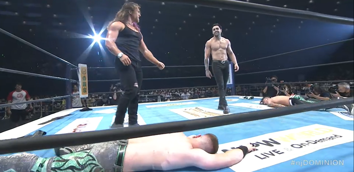 Francesco Akira & TJP regain IWGP Junior Tag Titles, Dan Moloney ambushes Catch 22 at NJPW Dominion
