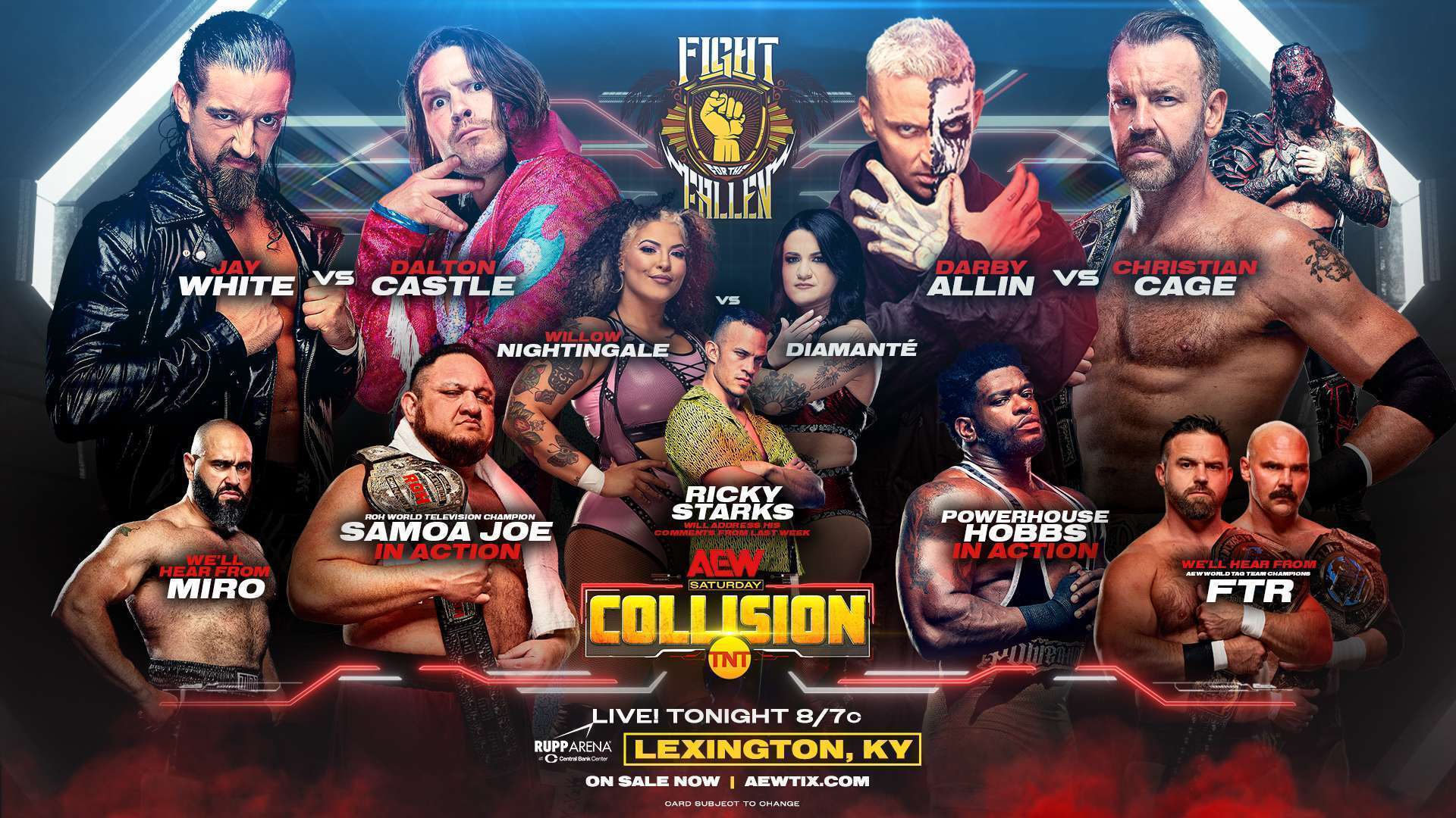AEW Collision Results: Christian Cage vs. Darby Allin