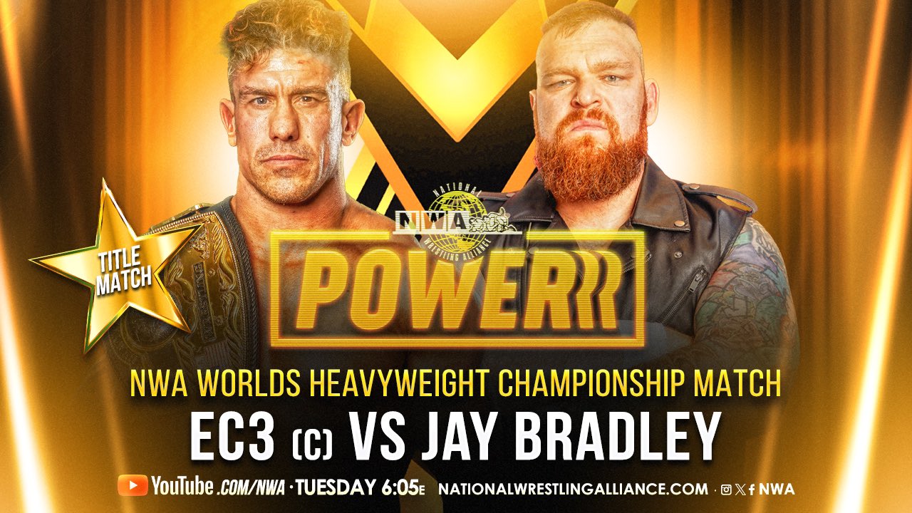 NWA Worlds Heavyweight Title match taking place on 9/26 Powerrr