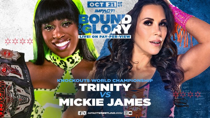 Trinity defending Knockouts World Title against Mickie James at IMPACT ...