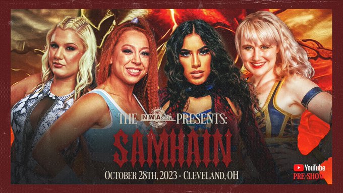 Four-way #1 contender's match set for NWA Samhain pre-show