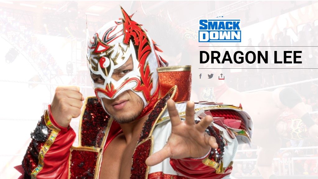 Dragon Lee listed as member of WWE SmackDown roster