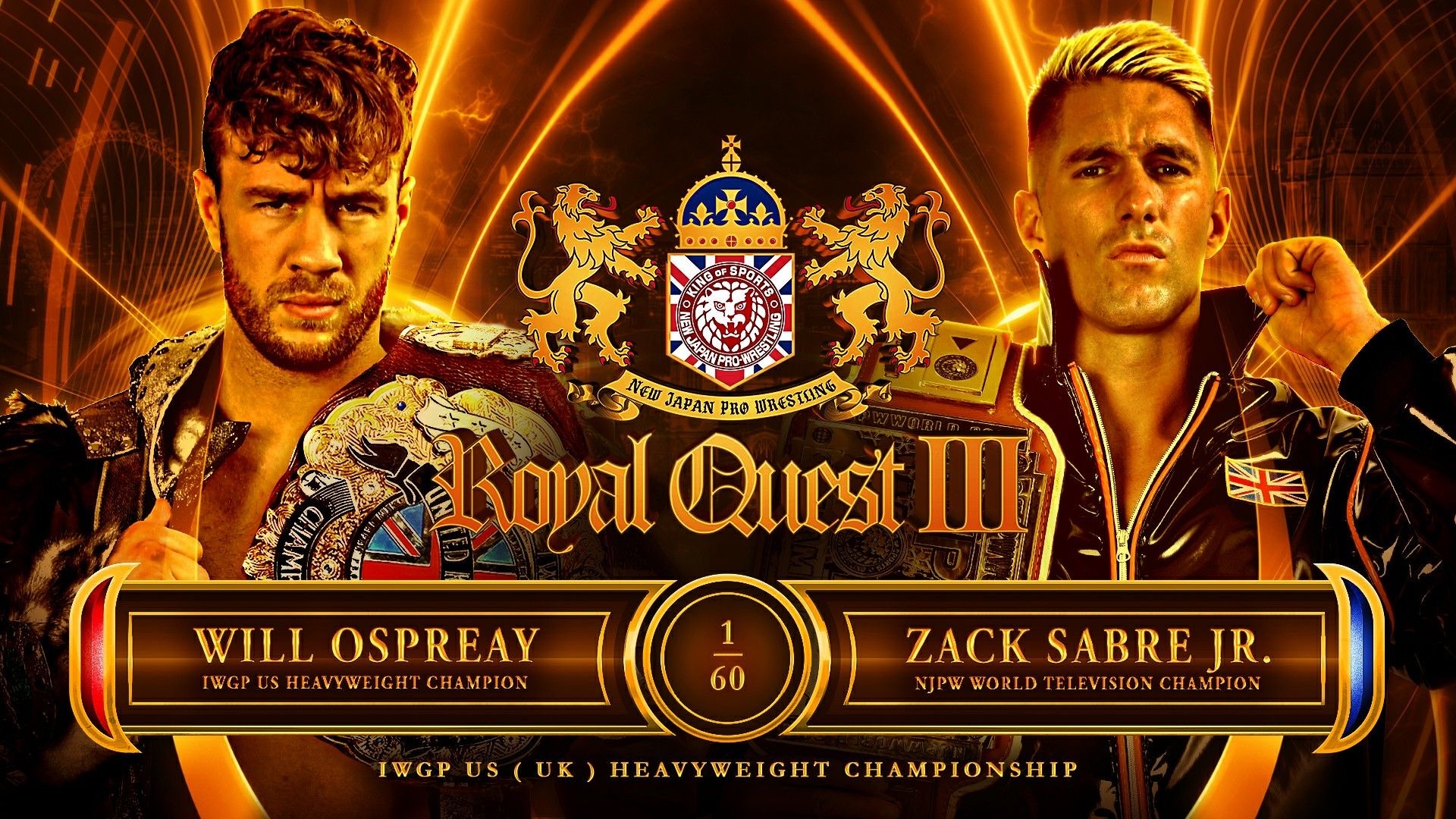 NJPW Royal Quest III Results: Will Ospreay vs. Zack Sabre Jr