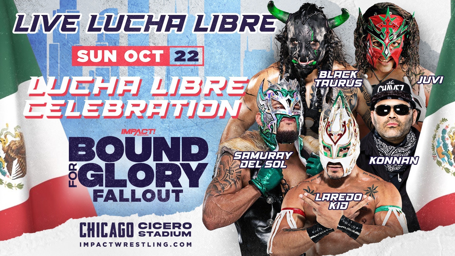 Konnan, Juventud Guerrera announced for IMPACT's "Lucha Fiesta"