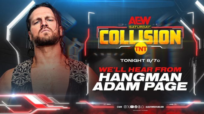 ‘Hangman’ Adam Page segment among announced additions to AEW Collision